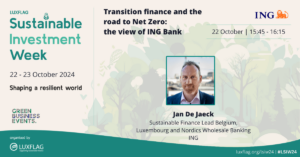 Transition finance and the road to Net Zero: the view of ING Bank ...